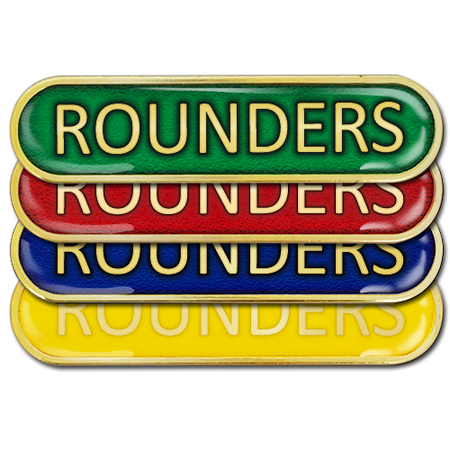 Rounders Bar Badge by School Badges UK