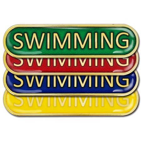 Swimming Bar Badge by School Badges UK