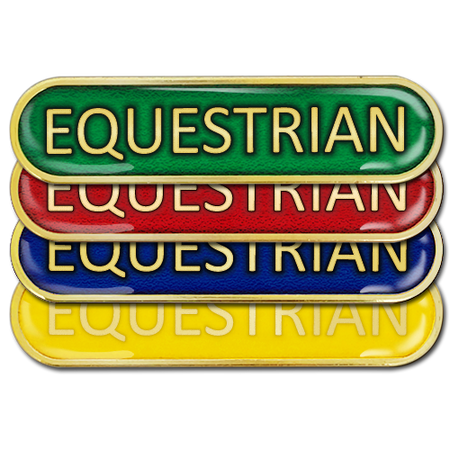 Equestrian Bar Badge by School Badges UK