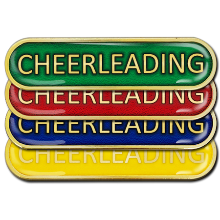 Cheerleading Bar Badge by School Badges UK