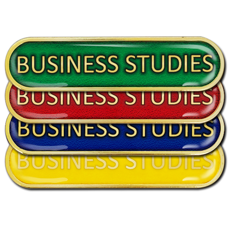 Business Studies Bar Badge by School Badges UK