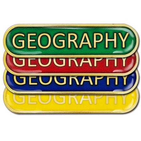 Geography Bar Badge by School Badges UK