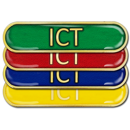 ICT Bar Badge by School Badges UK