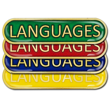 Languages Bar Badge by School Badges UK