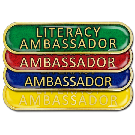 Literacy Ambassador Bar Badge by School Badges UK