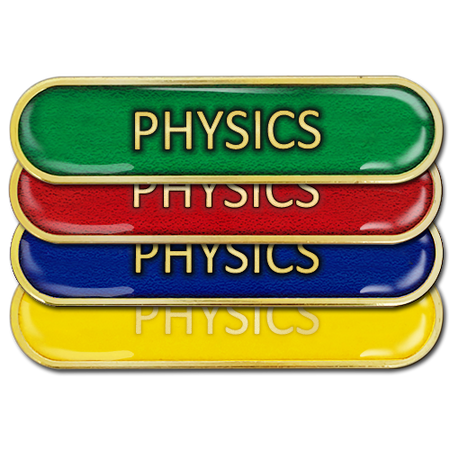Physics Bar Badge by School Badges UK