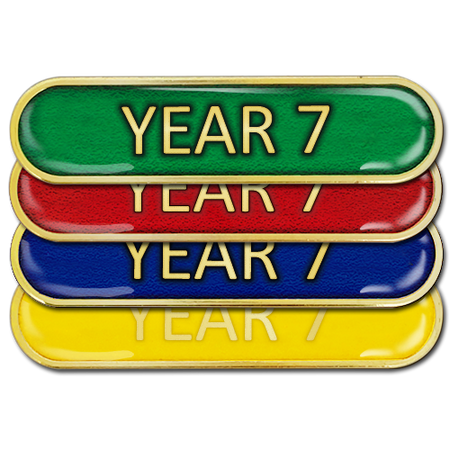 Year 7 Bar Badge by School Badges UK