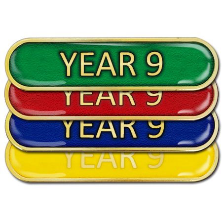 Year 9 Bar Badge by School Badges UK