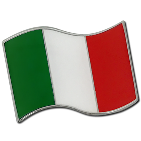 Italian Flag Badge by School Badges UK