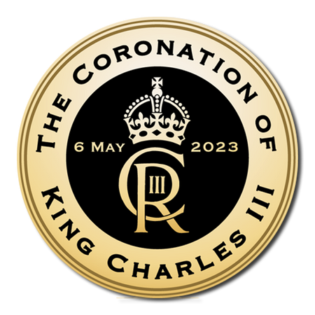 King Charles III Coronation Badge by School Badges UK